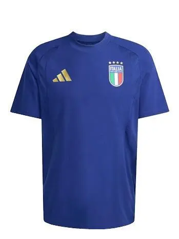 Adidas Italy Tiro Travel Tee Shirt - Victory Blue