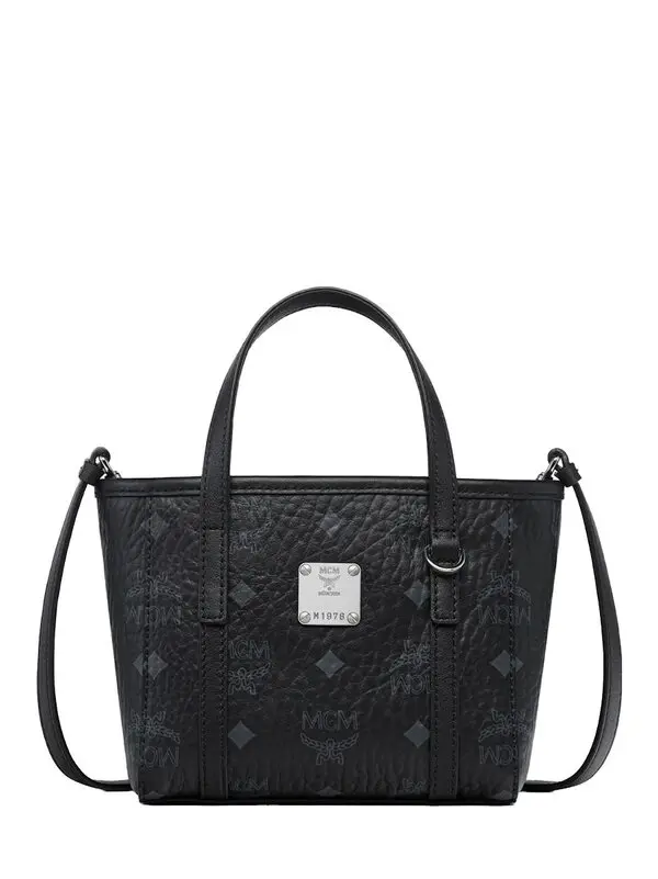 Mcm Toni Vi Xmini Shopper - Black