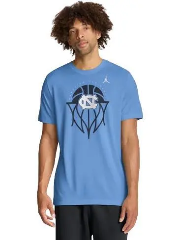 JORDAN BRAND North Carolina Tar Heels Basketball Icon Legend Dri-fit T-shirt - Light Blue