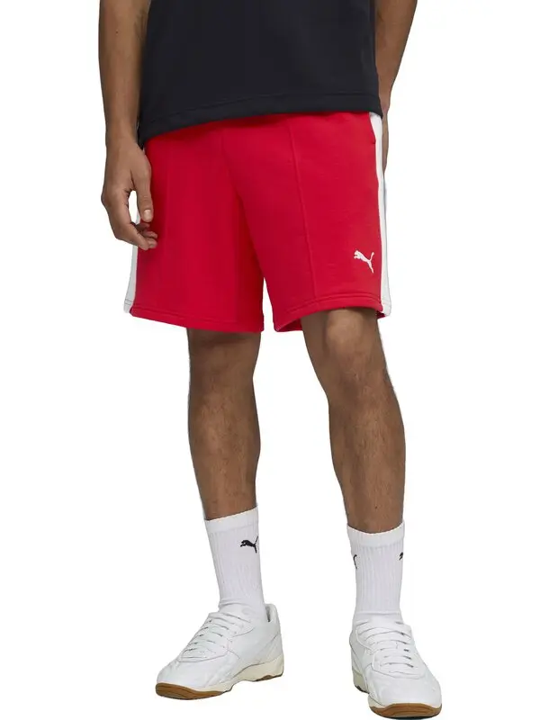 PUMA T7 Relaxed Shorts - Red