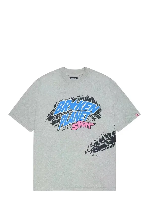 BROKEN PLANET Graphic-print T-shirt - Grey