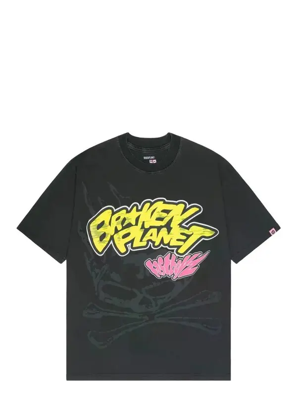 BROKEN PLANET Graphic-print T-shirt - Black