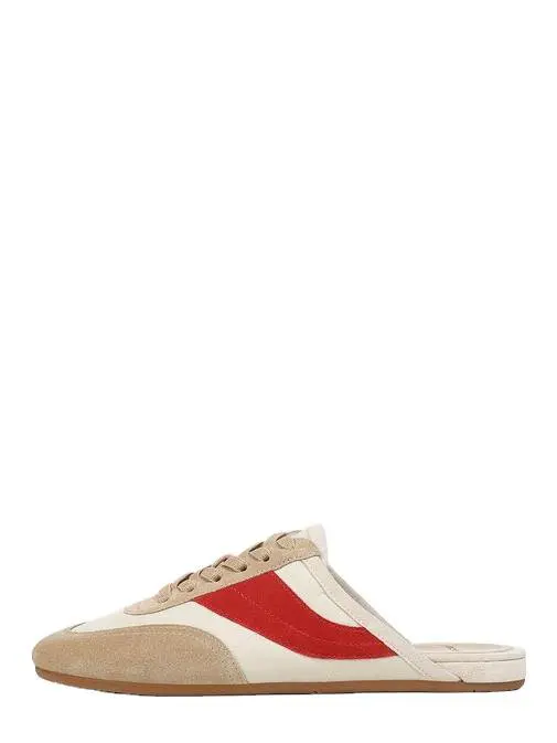 Vince Solstice Suede Sneaker Mule - Red