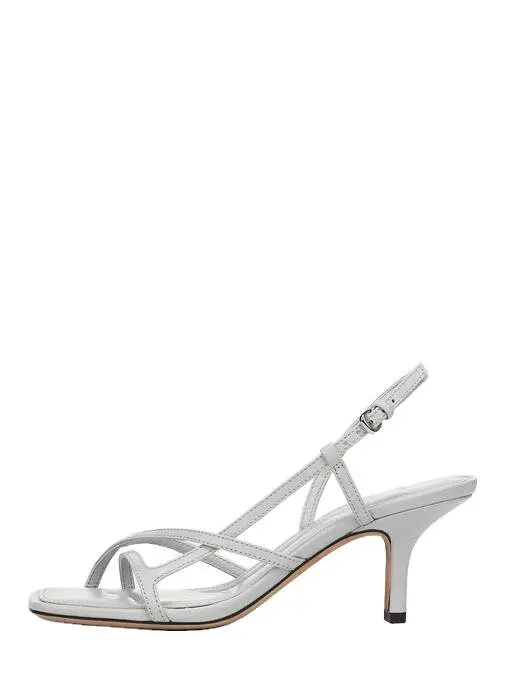 Vince Lillian Leather Slingback Sandal - Natural