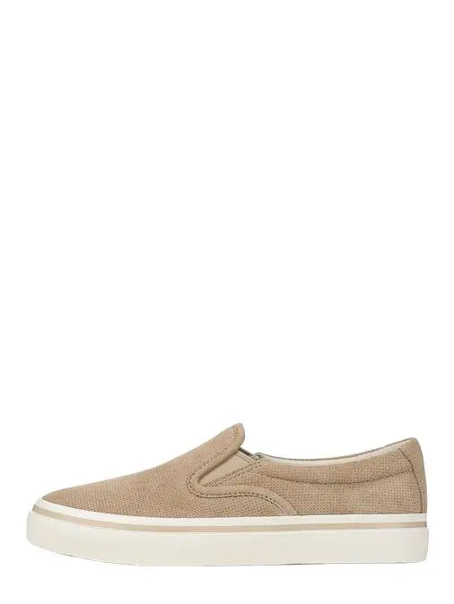 Vince Blair Perforated Suede Sneakers - Natural