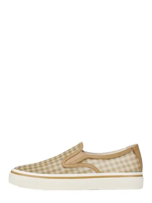 Vince Blair Gingham Sneakers - Natural