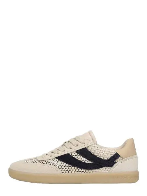 Vince Oasis Netting And Leather Sneakers - Blue