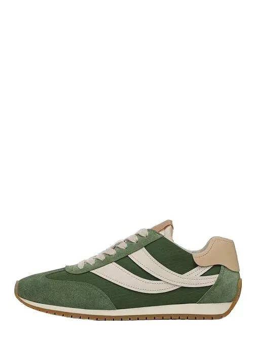 Vince Oasis Suede & Leather Runner Sneakers - Green