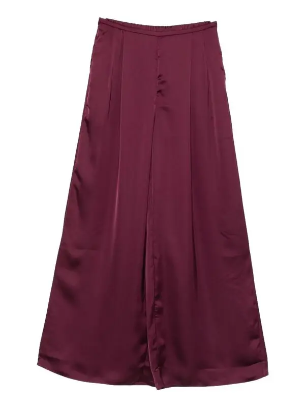 Norma Kamali Wide-leg Trousers - Purple