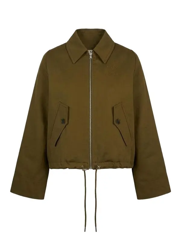 Closed Cotton Blouson Jacket - Green