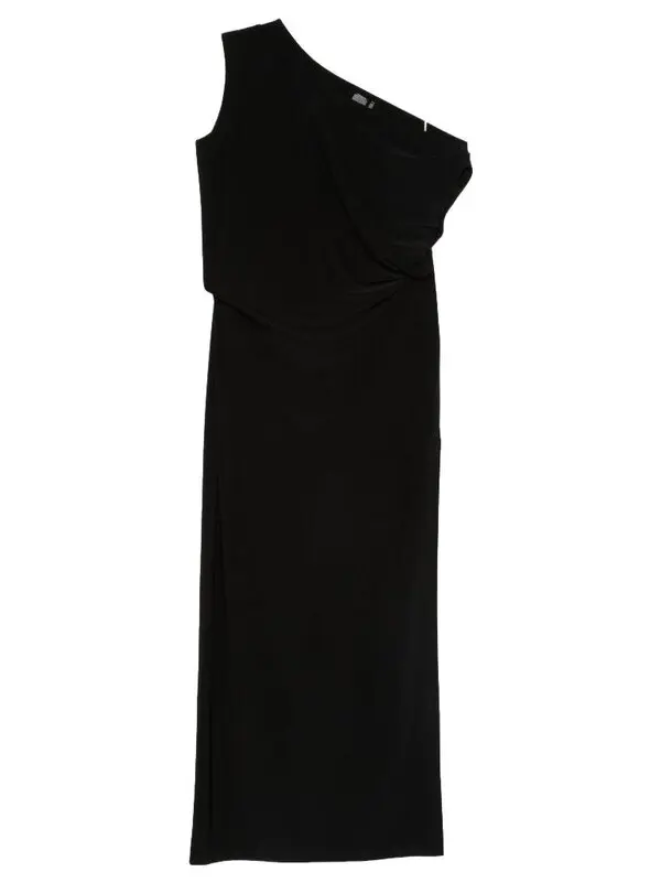 Norma Kamali Side Slit Long Dress - Black