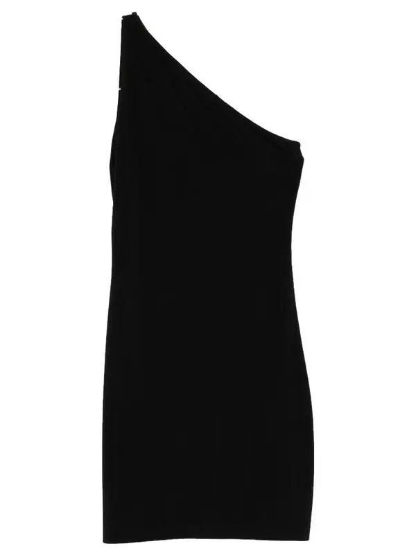 Norma Kamali One-shoulder Mini Dress - Black