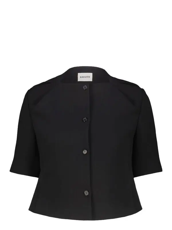 Khaite Franc Short Jacket - Black