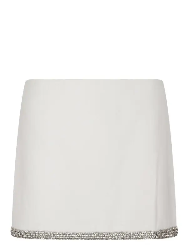 Alice + Olivia Mini Skirt - White