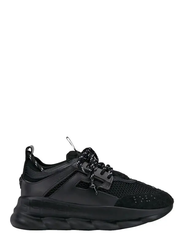 Versace Chain Reaction Sneakers - Black