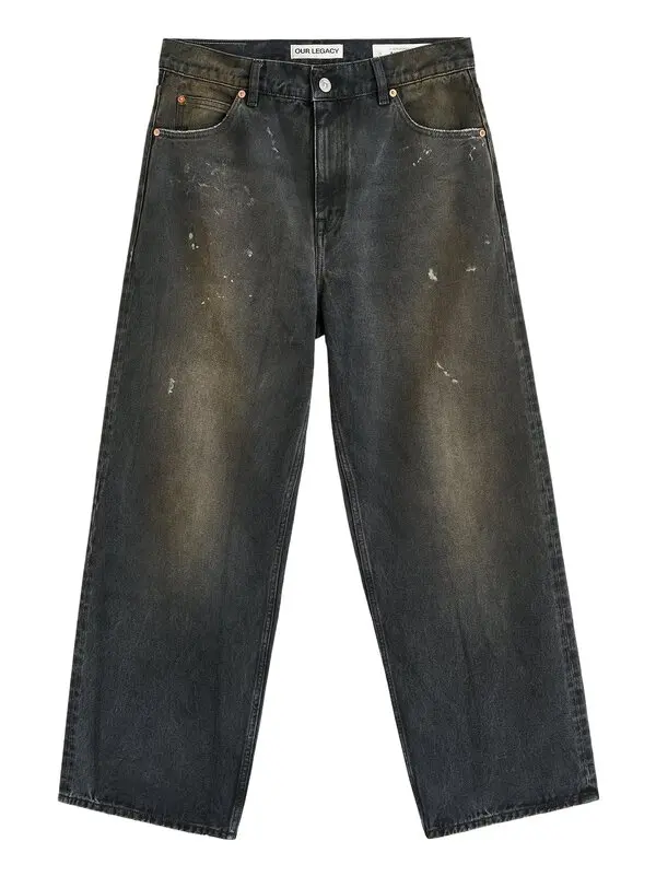 Our Legacy Vast Cut 'nebula Wash - Black