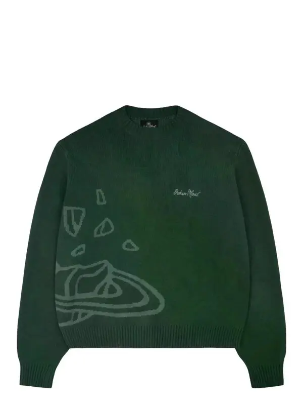 BROKEN PLANET Graphics Sweater - Green