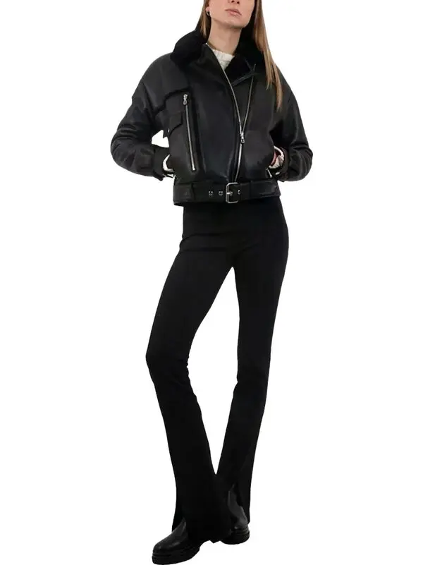 POCHE PARIS Zipped Jacket - Black