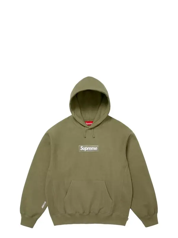 Supreme Box Logo Hooded Sweatshirt - Green