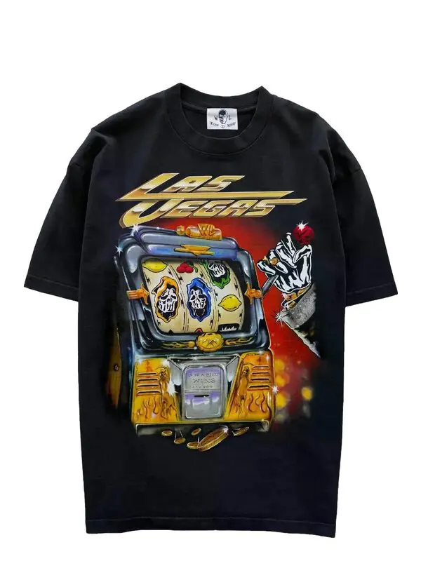 WARREN LOTAS Slot Machine Printed T-shirt - Black