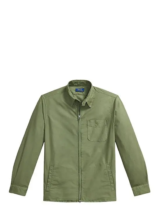 Polo Ralph Lauren Garment-dyed Oxford Cotton Overshirt - Garden Trail