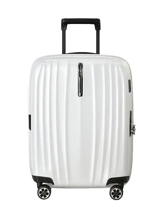 SAMSONITE Nexis Spinner Expandable Suitcase 55cm - Cotton White