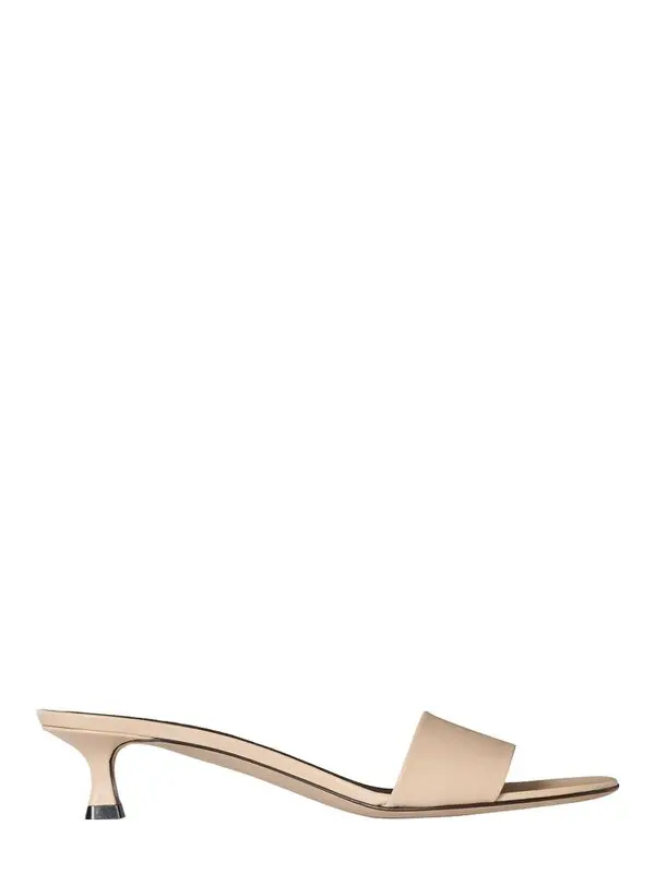 THE ROW Combo Two Velvet Slides - Vanilla