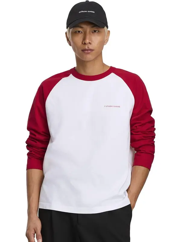Canada Goose Eon Long Sleeve T-shirt - Carmine Red
