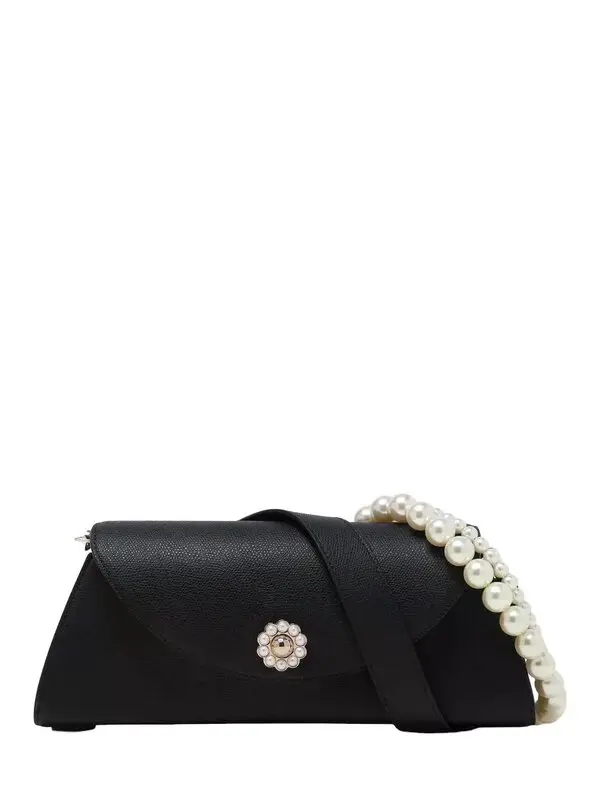 Simone Rocha Valentine Leather Shoulder Bag - Black