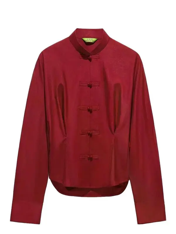 Shanghai Tang Silk Blouse - Red