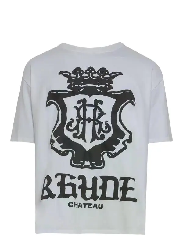 Rhude Oversized Crest T-shirt - White