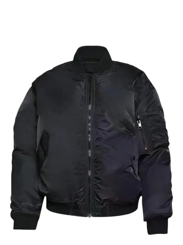 FRAME Zip Bomber Jacket - Black