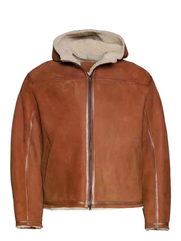 THE ELDER STATESMAN Shearling Jacket - Brown