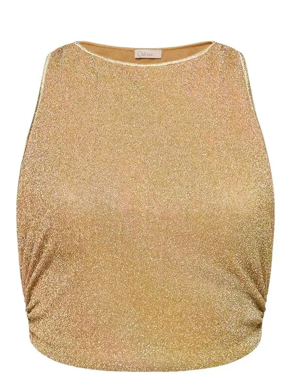 Oseree Lumière Sleeveless Top - Gold