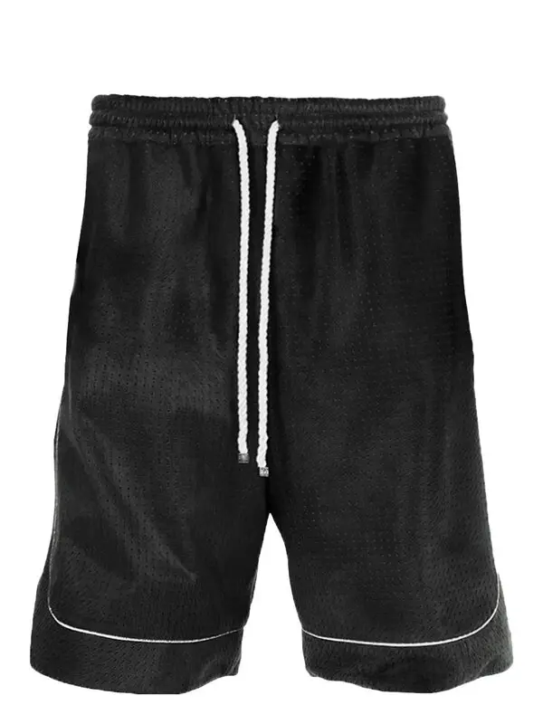 NAHMIAS Leather Shorts - Black