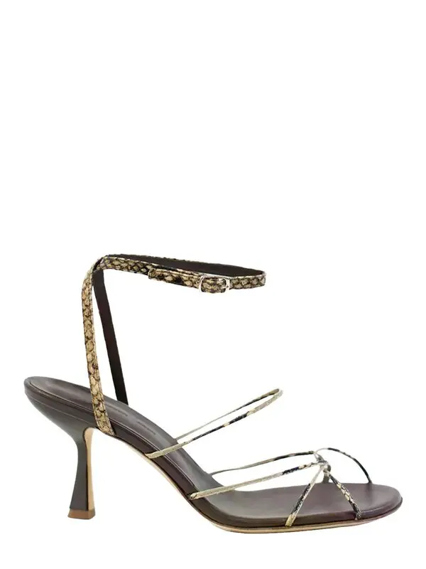 Christopher Esber Serpent Heeled Sandals - Brown