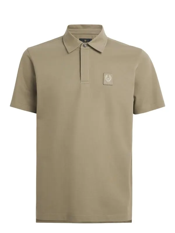 Belstaff Supima Cotton Piqué Curator Polo Shirt - Green