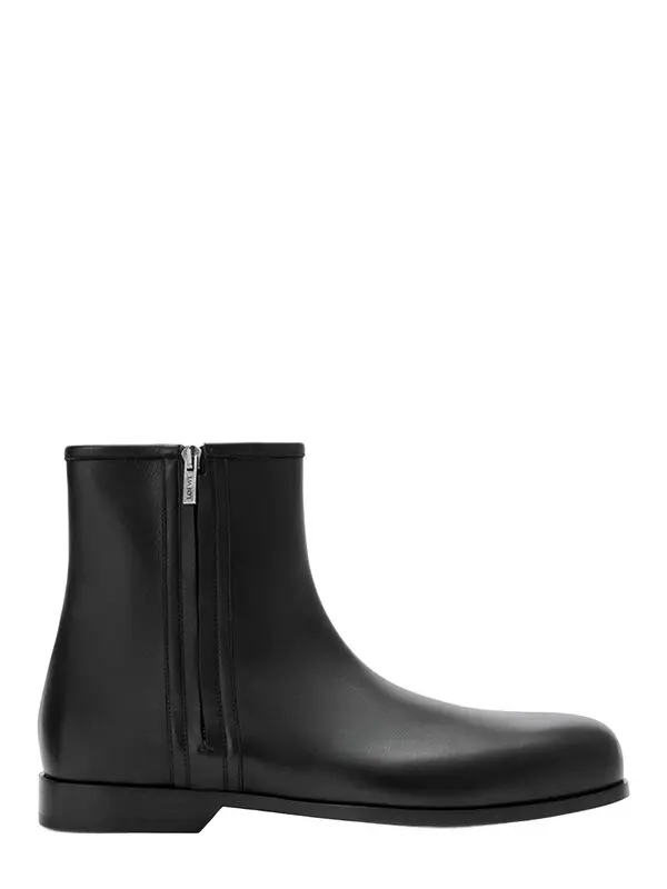 Loewe Leather Bobine Ankle Boots - Black