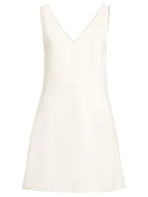 Brunello Cucinelli Twill Mini Dress - White