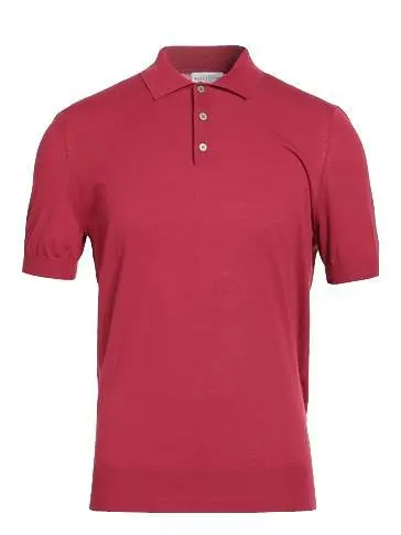 BALLANTYNE Cotton Knit Polo Shirt - Red