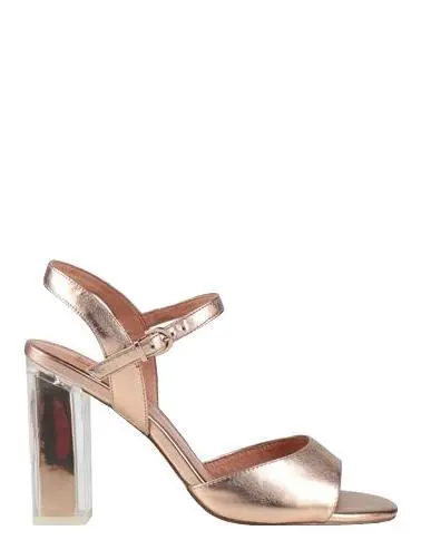 LUCIANO BARACHINI Sandals In Synthetic Fibers - Rose Gold