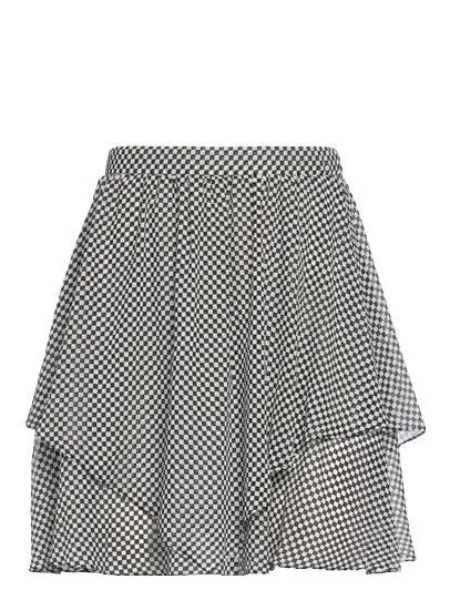 Patrizia Pepe Flared Mini Skirt - Black
