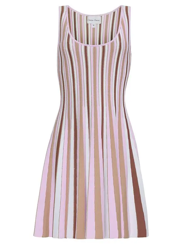 Cara Cara Leila Mini Dress - Blush Stripe