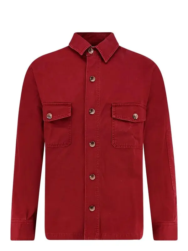 TONYWACK Oversize Cotton Shirt - Red