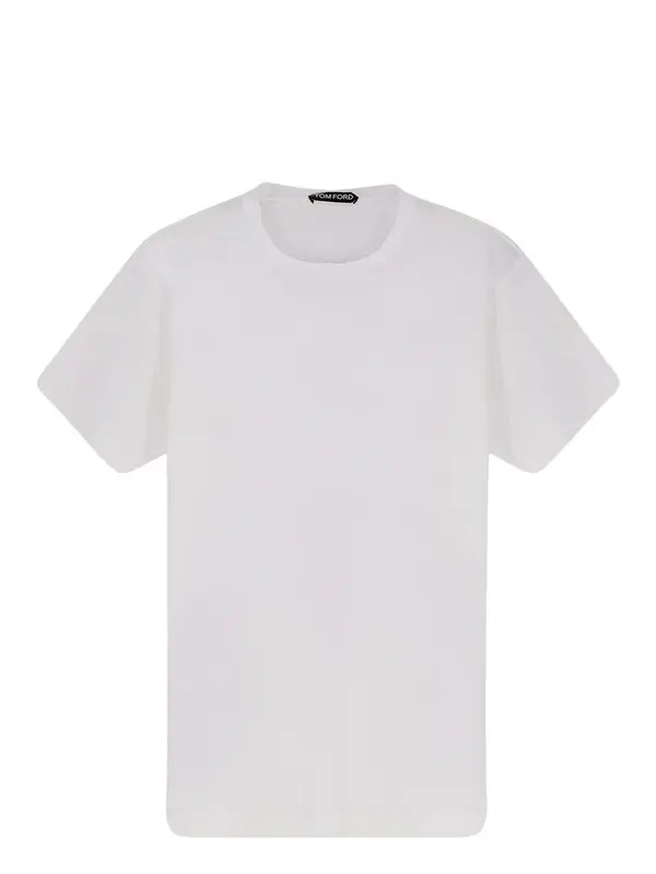 TOM FORD Cotton And Silk Tshirt - White