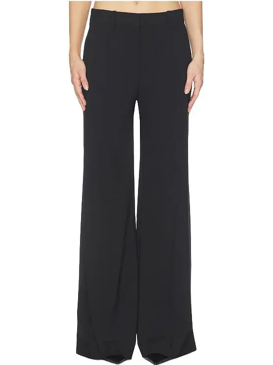 Theory Fluid Flare Pants - Black