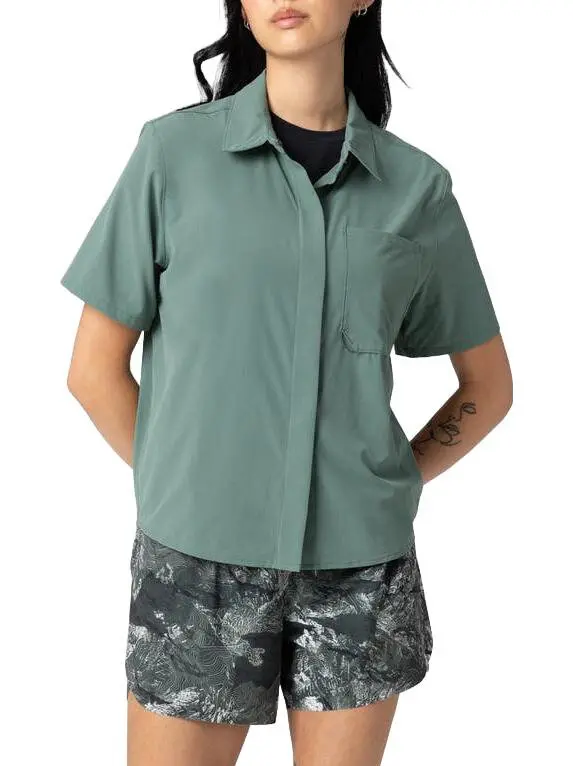 OUTDOOR RESEARCH Astroman Short Sleeve Sun Shirt - Malachite