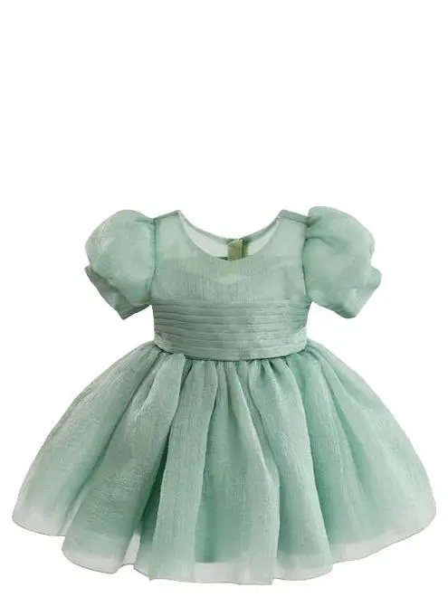 TULLEEN Party Dress With Bow - Green