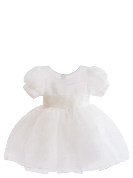 TULLEEN Party Dress With Bow - Ivory