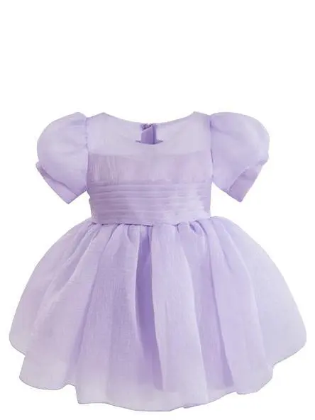 TULLEEN Party Dress With Bow - Purple